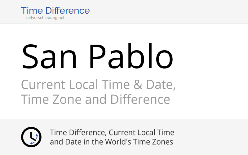 Current Local Time in San Pablo, Philippines (Province of Laguna ...