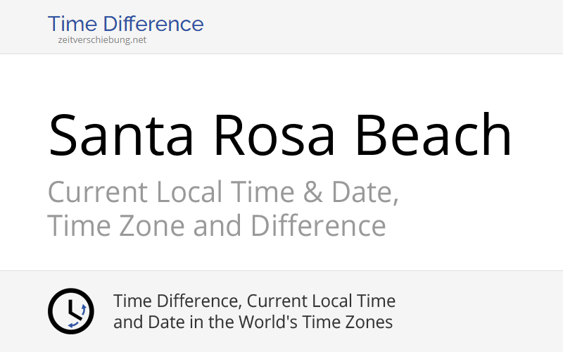 Current Local Time in Santa Rosa Beach, United States (Walton County ...