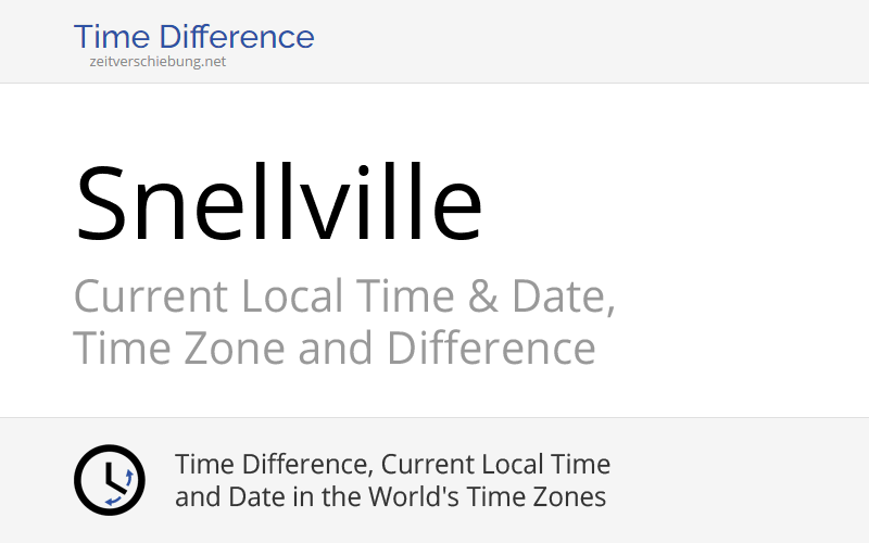 Current Local Time in Snellville, United States (Gwinnett County ...