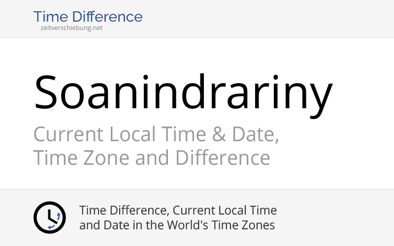 Current Local Time in Soanindrariny, Madagascar (Antsirabe II ...