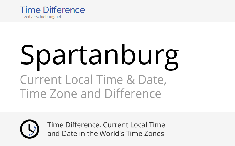 Current Local Time in Spartanburg, United States (Spartanburg County ...