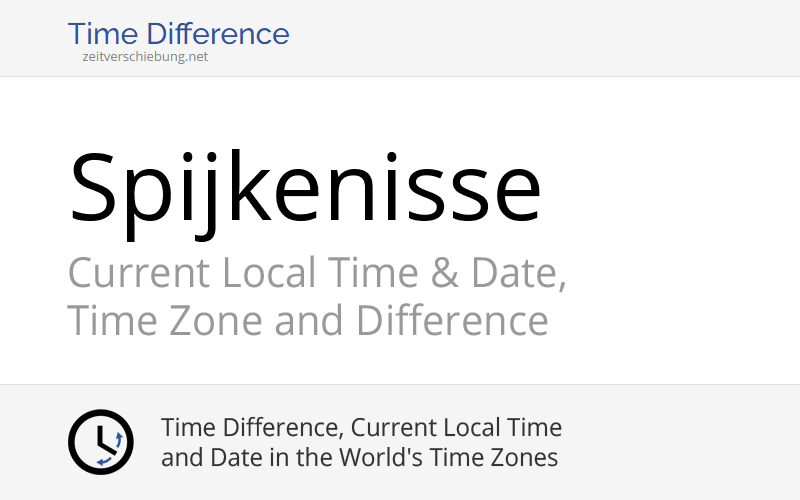 Current Local Time in Spijkenisse, The Netherlands (Nissewaard, South ...