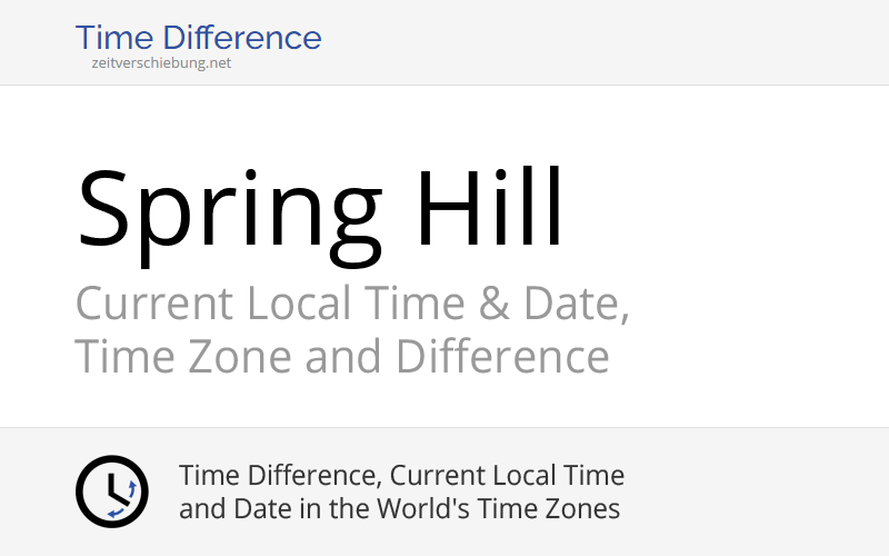 Current Local Time in Spring Hill, United States (Hernando County ...
