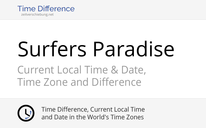 Current Local Time in Surfers Paradise, Australia (Gold Coast ...
