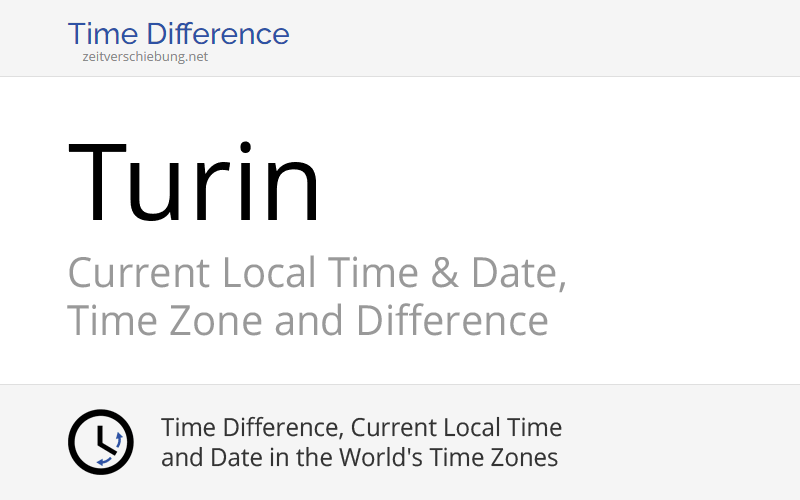 Current Local Time in Turin, Italy (Torino, Piedmont): Date, time zone ...