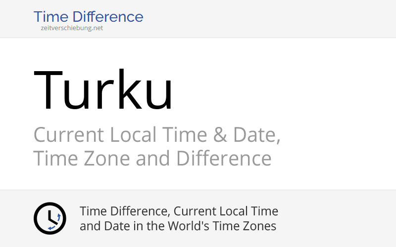 Current Local Time in Turku, Finland (Southwest Finland): Date, time ...