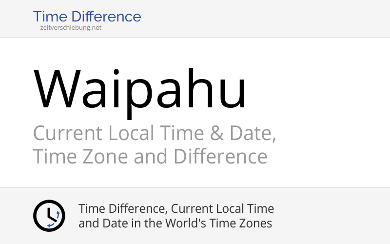 Current Local Time in Waipahu, United States (Honolulu County, Hawaii ...