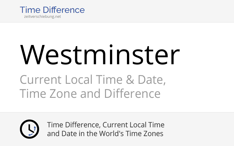 Current Local Time in Westminster, United States (Adams County ...