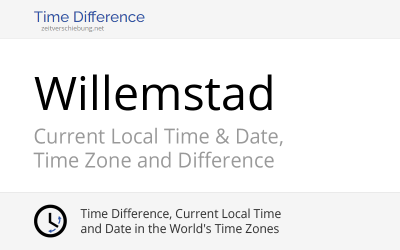 Current Local Time in Willemstad, Curacao: Date, time zone, time ...