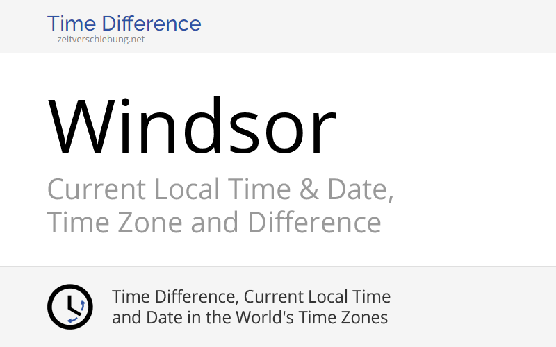 Current Local Time in Windsor, United States (Weld County, Colorado ...